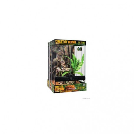 KIT HÁBITAT TERRARIO DE VIDRIO PARA GECKOS Pequeño Exo Terra