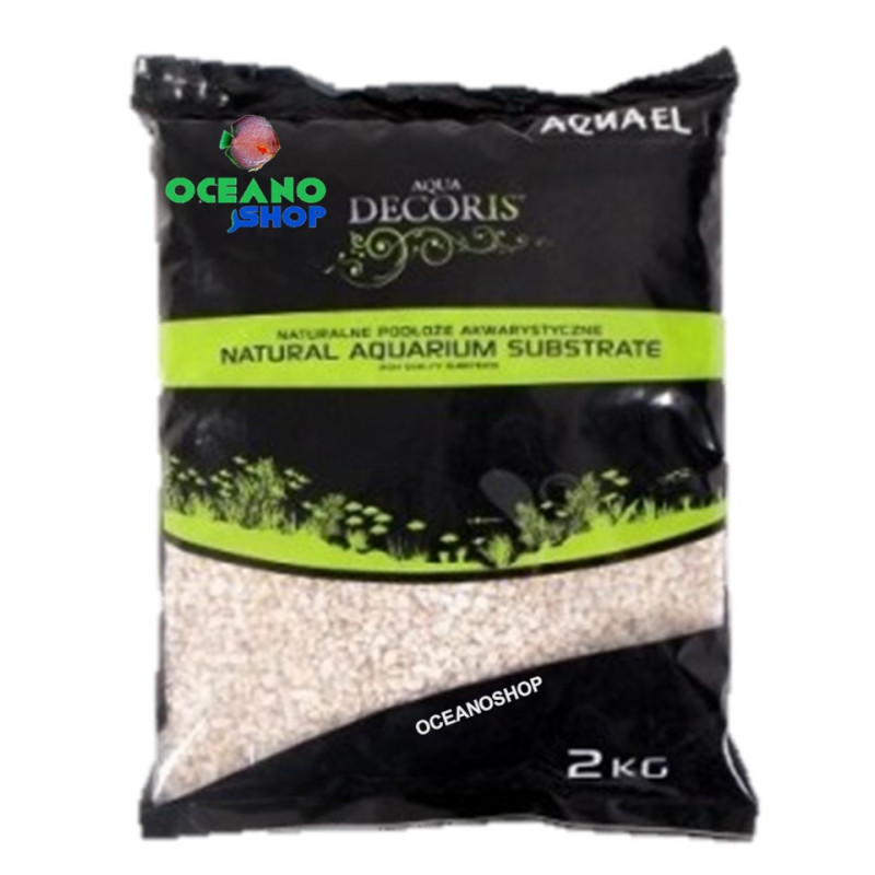 Grava fina blanca dolomita 2kg aquael